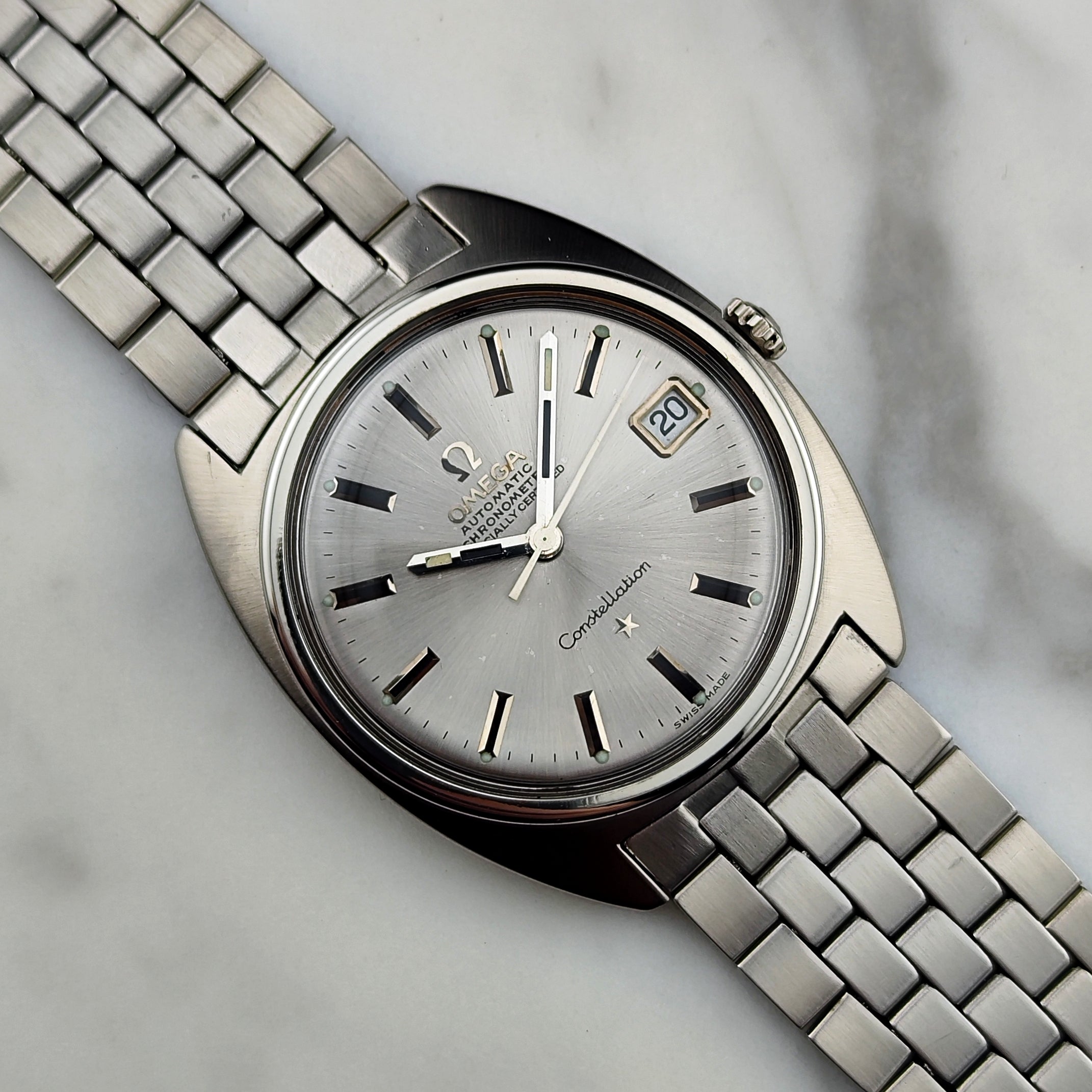 Omega Constellation C-Shape 1966 Ref. 168.017 steel bracelet – Aigner ...