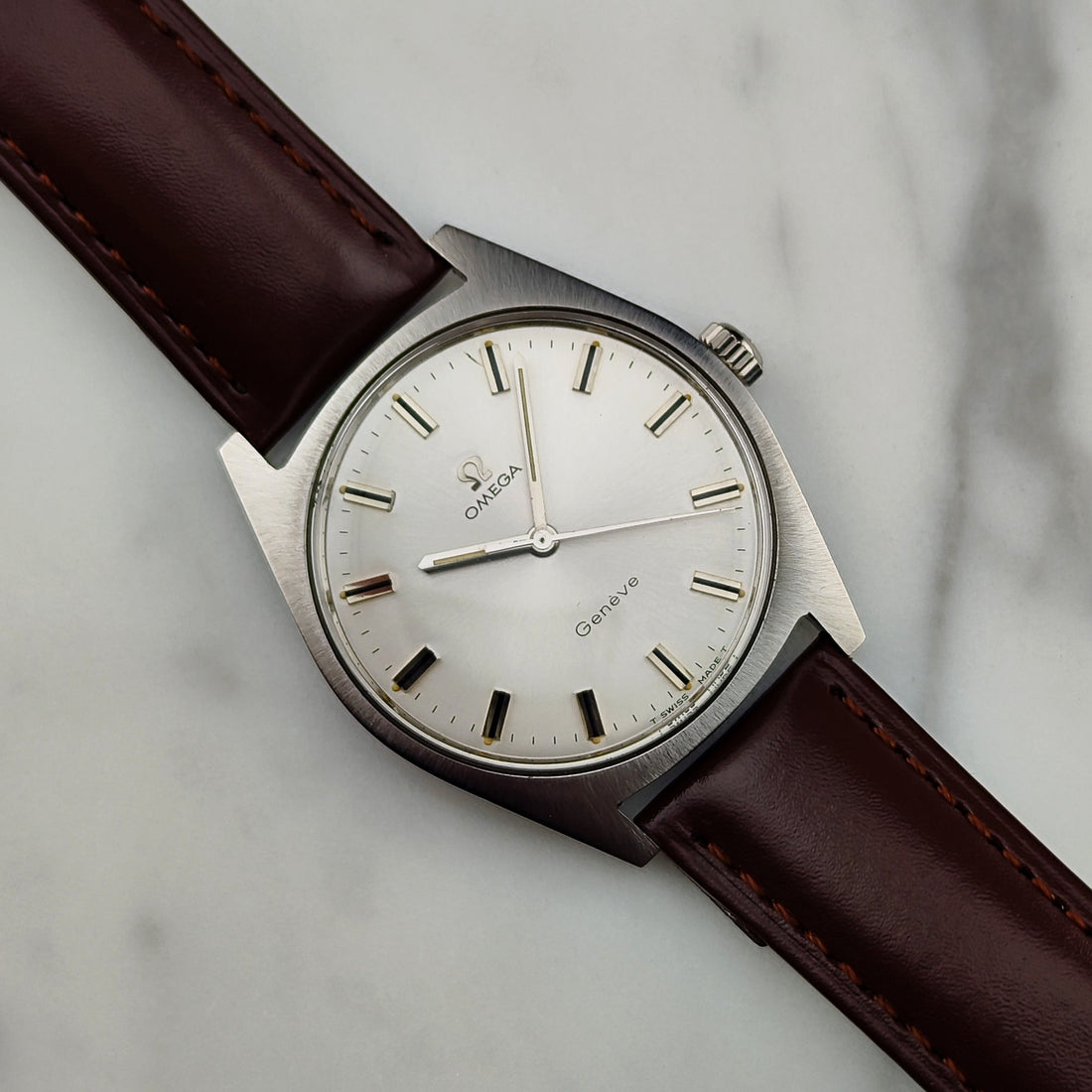 Omega Genéve Silver Dial 1968 Ref. 135.041 – hand-wound – Aigner & Fuchs