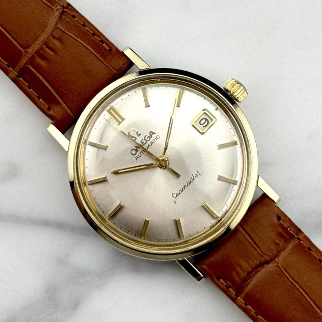 Omega Seamaster Automatic Gold 14770 – Seltene Vintage-Uhr – Aigner & Fuchs