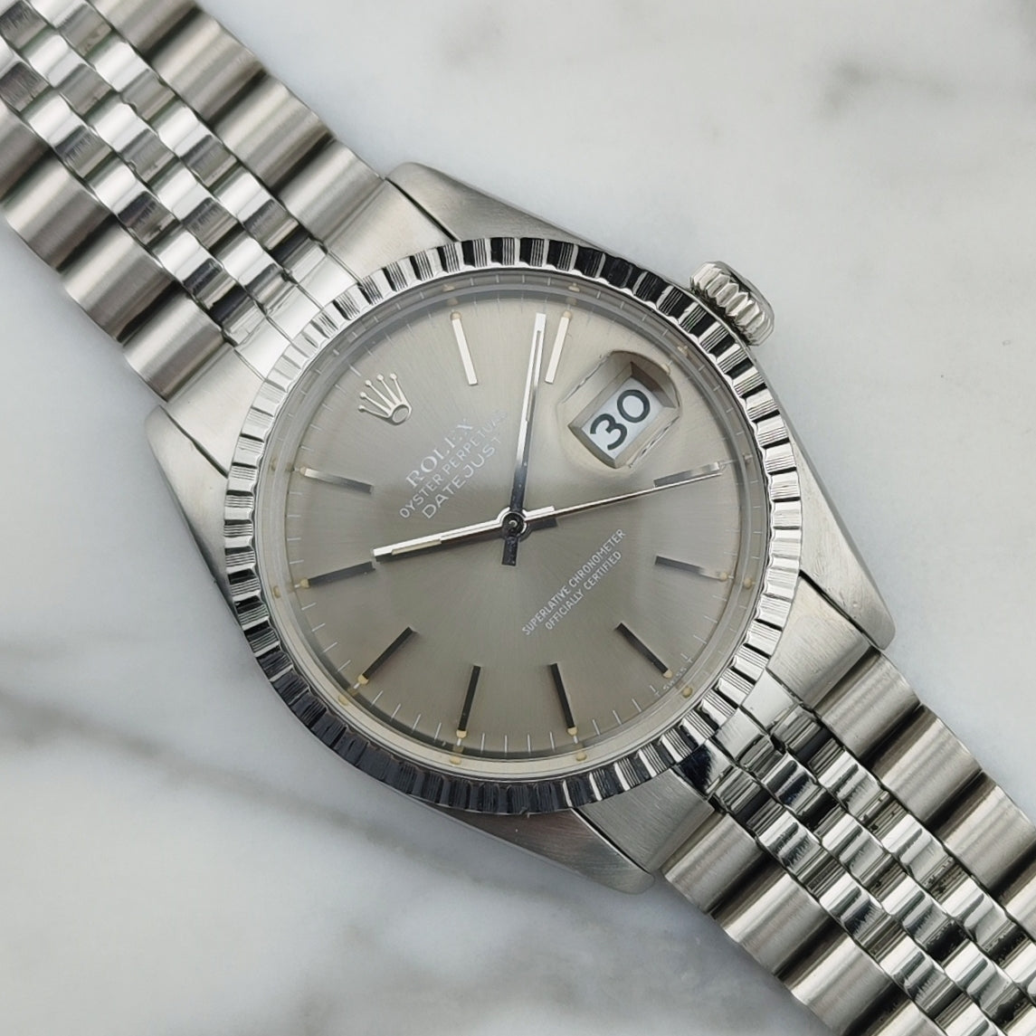 Rolex Datejust 36 Ref. 16030 – Gray Dial & Jubilee Band – Aigner & Fuchs