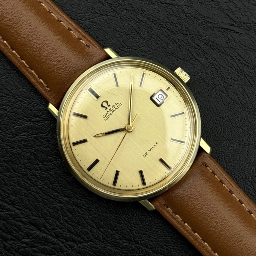 Omega De Ville Automatic 166.033 Gold 1969 Vintage – Aigner & Fuchs