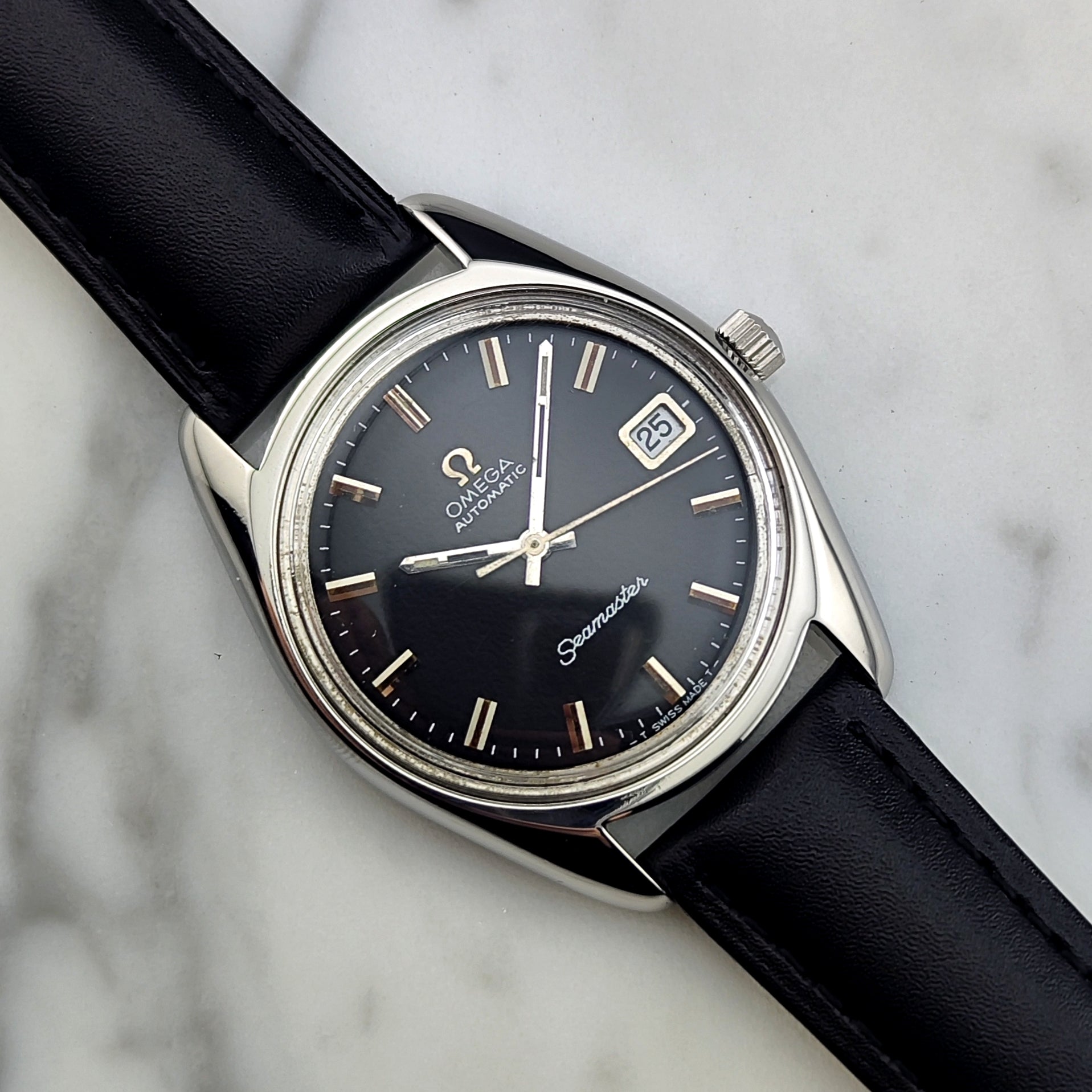 Omega Seamaster Automatik Schwarzes Zifferblatt Ref. 166.067 – Aigner ...